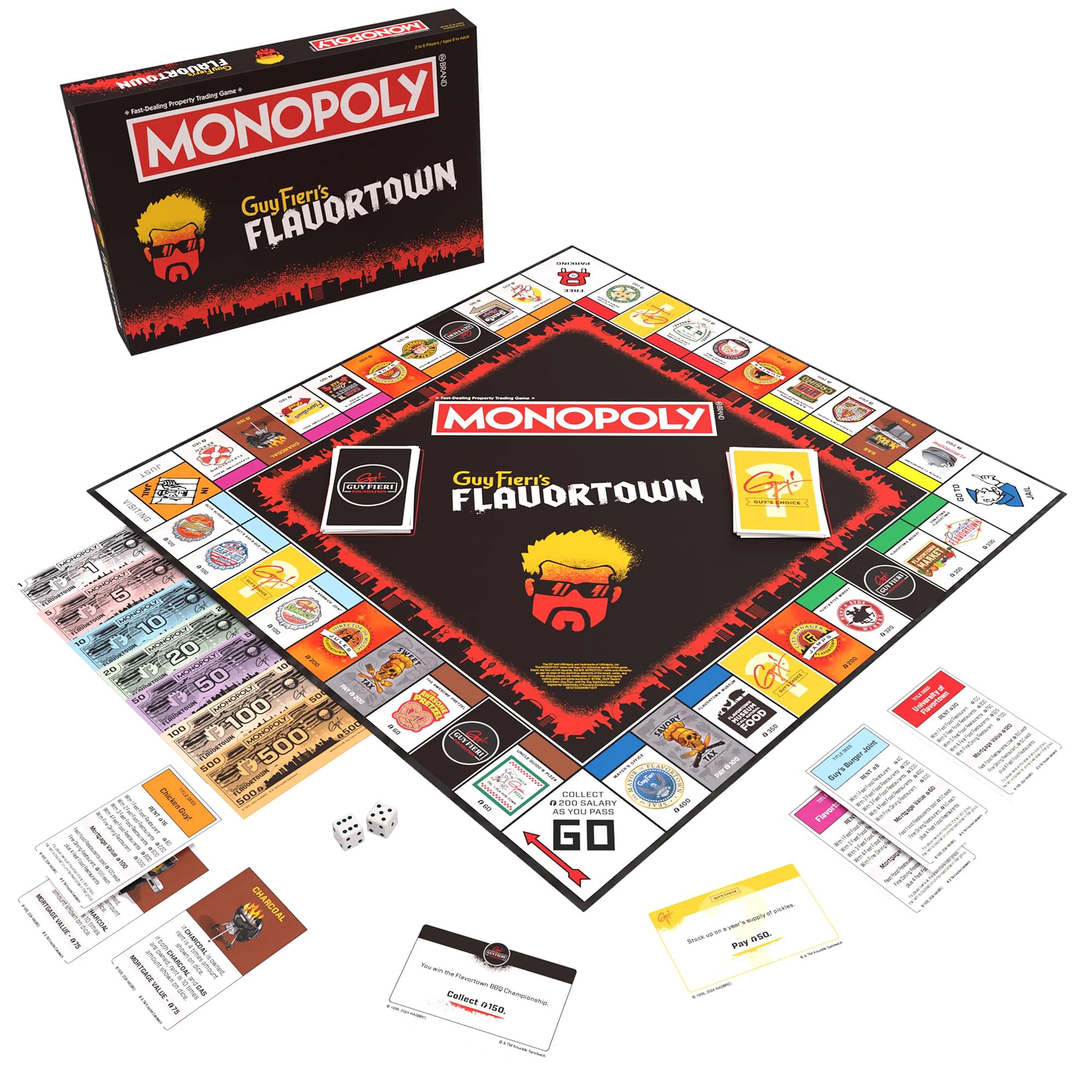 Guy Fieri's Flavortown Monopoly Board Game | Free Shipping