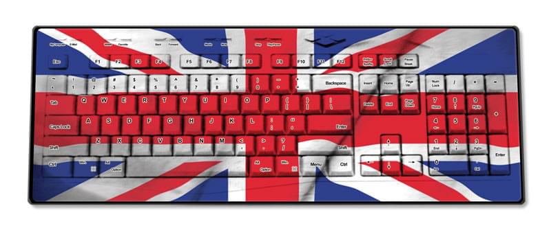 England Wireless USB Keyboard | Free Shipping