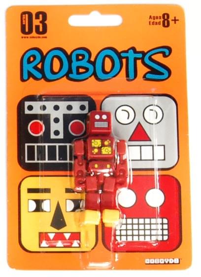 Stikfas Cuboyds Robot Figure Red S3 RO-186 | Free Shipping