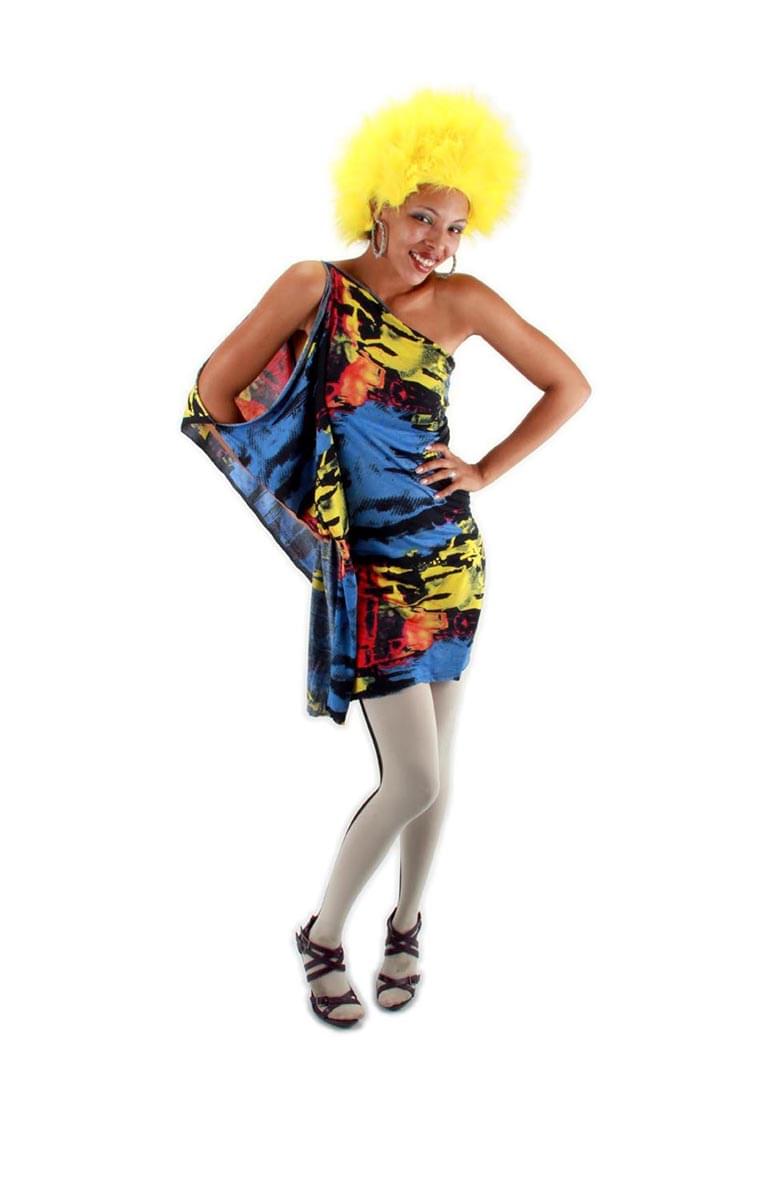 Yellow Fuzzy Costume Wig Adult | Free Shipping