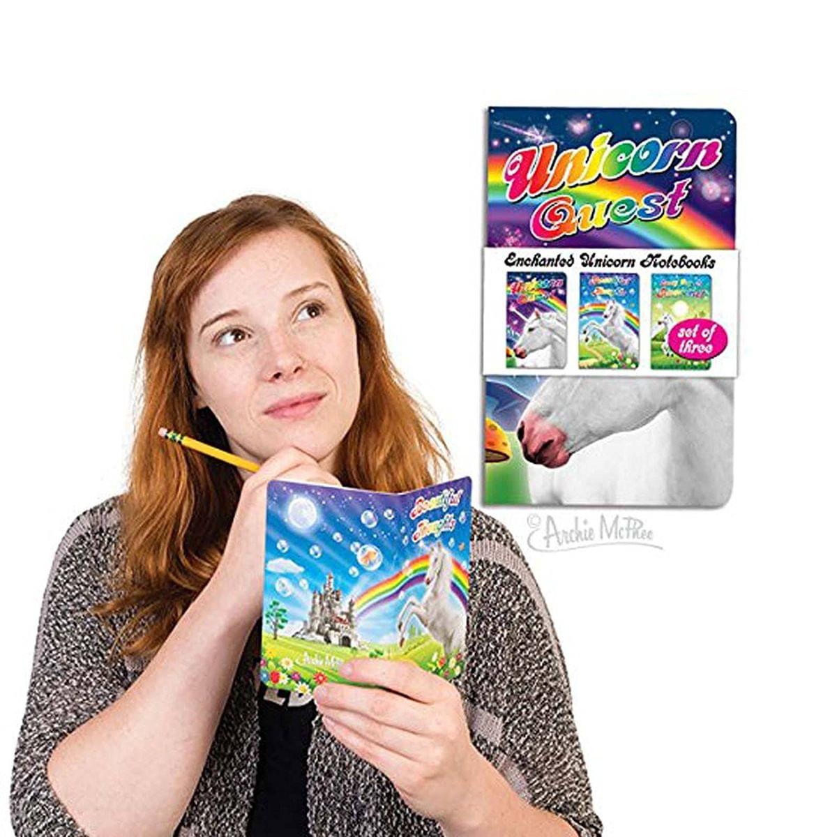 Enchanted Unicorn Notebooks, Unicorn Quest, 3 Pack | Free Shipping