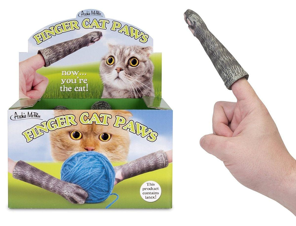 Accoutrements Cat Paw Single Finger Puppets | Free Shipping