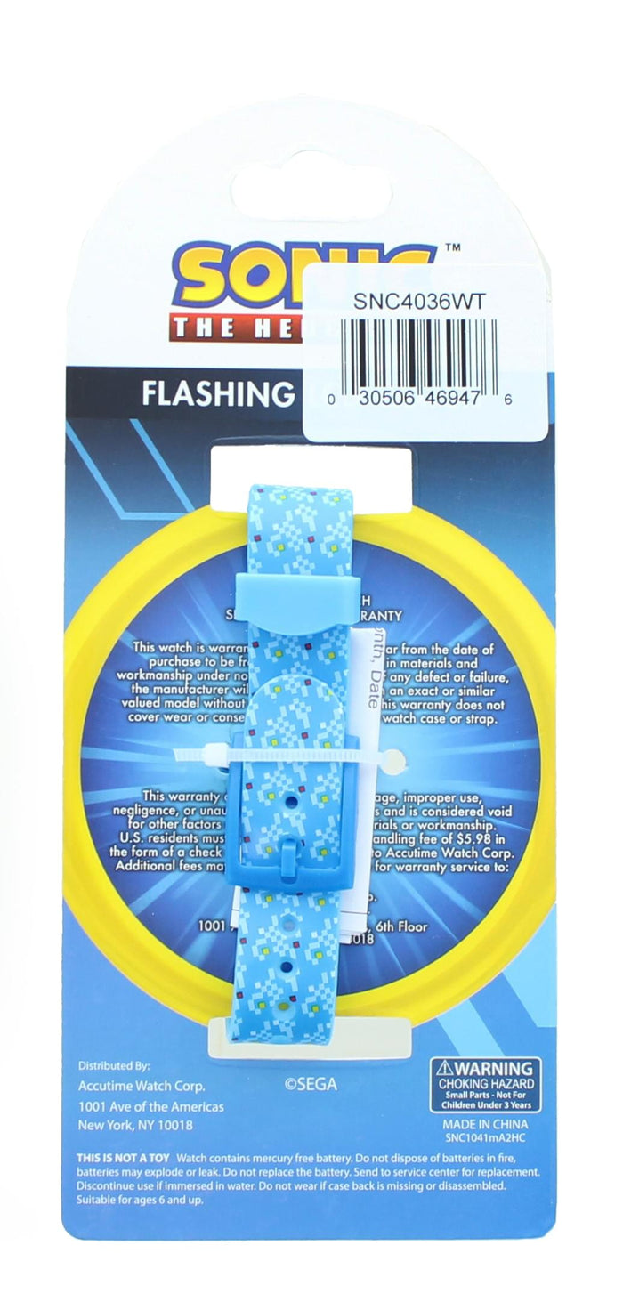 Sonic the Hedgehog Flashing Light LCD Kids Watch | Free Shipping