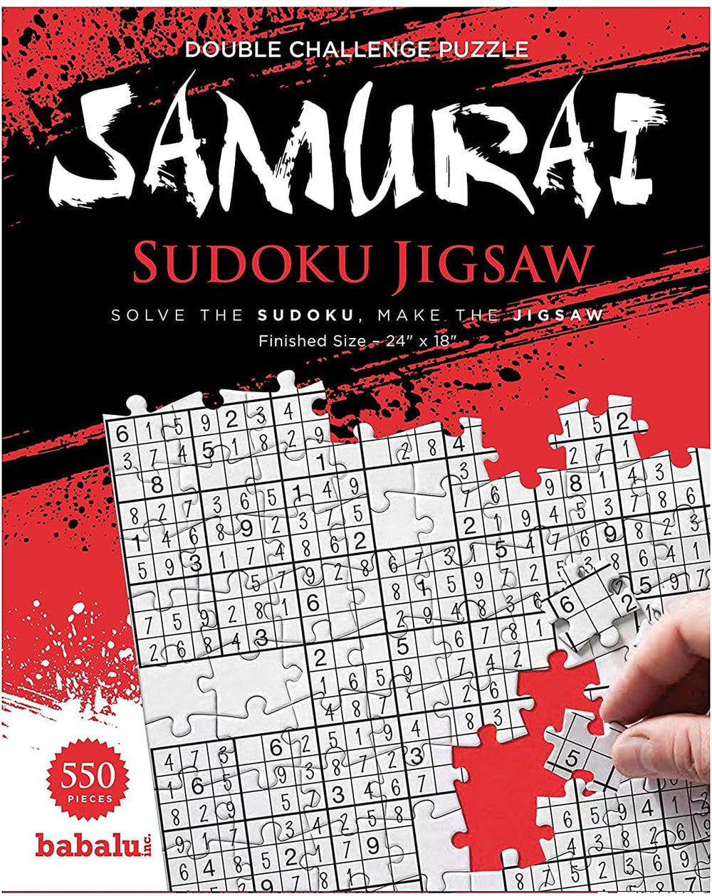Samurai Sudoku 550 Piece Jigsaw Puzzle | Free Shipping