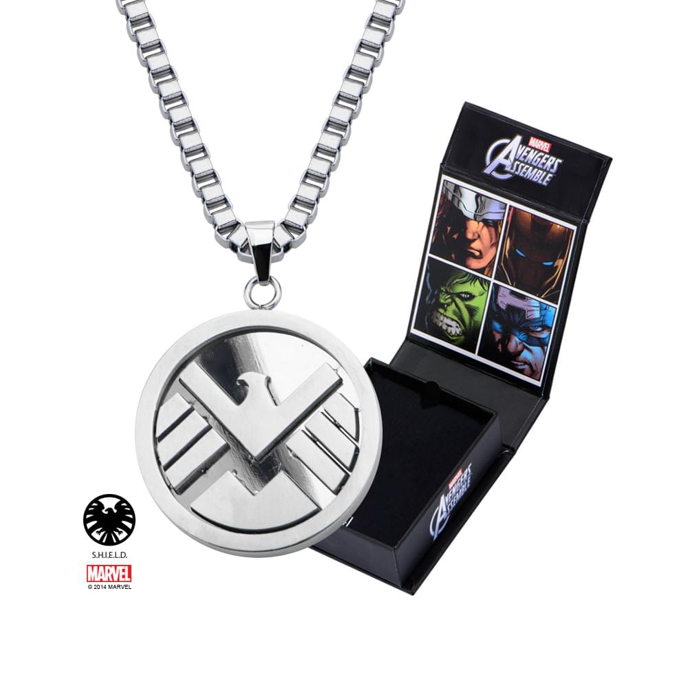Marvel S.H.I.E.L.D. 24" Chain Pendant Necklace | Free Shipping