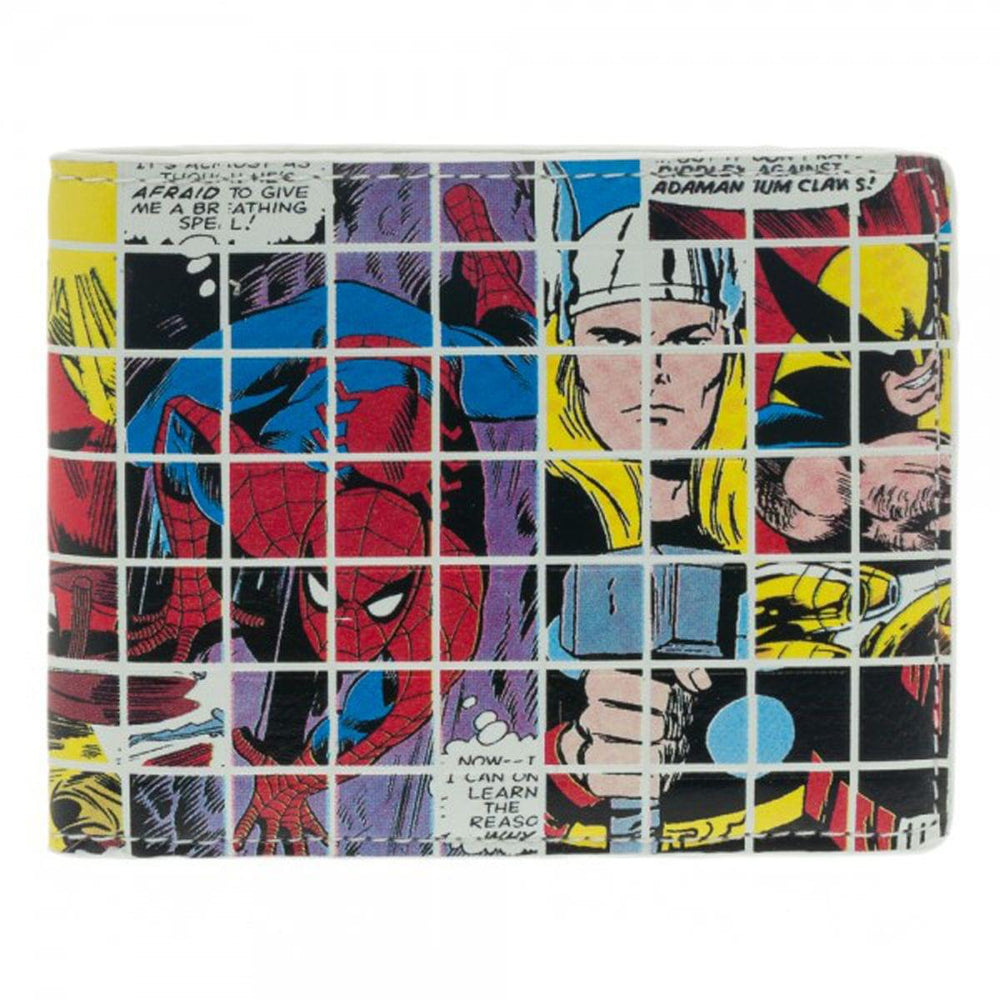 Marvel Square Collage Bi-Fold Wallet | Free Shipping