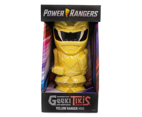 Geeki Tiki Power Rangers Yellow Ranger 15oz Mug | Free Shipping
