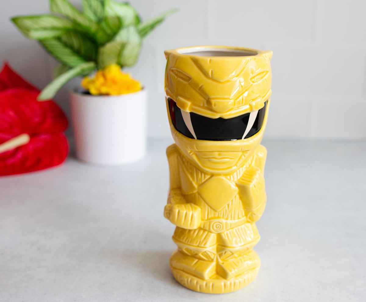 Geeki Tiki Power Rangers Yellow Ranger 15oz Mug | Free Shipping