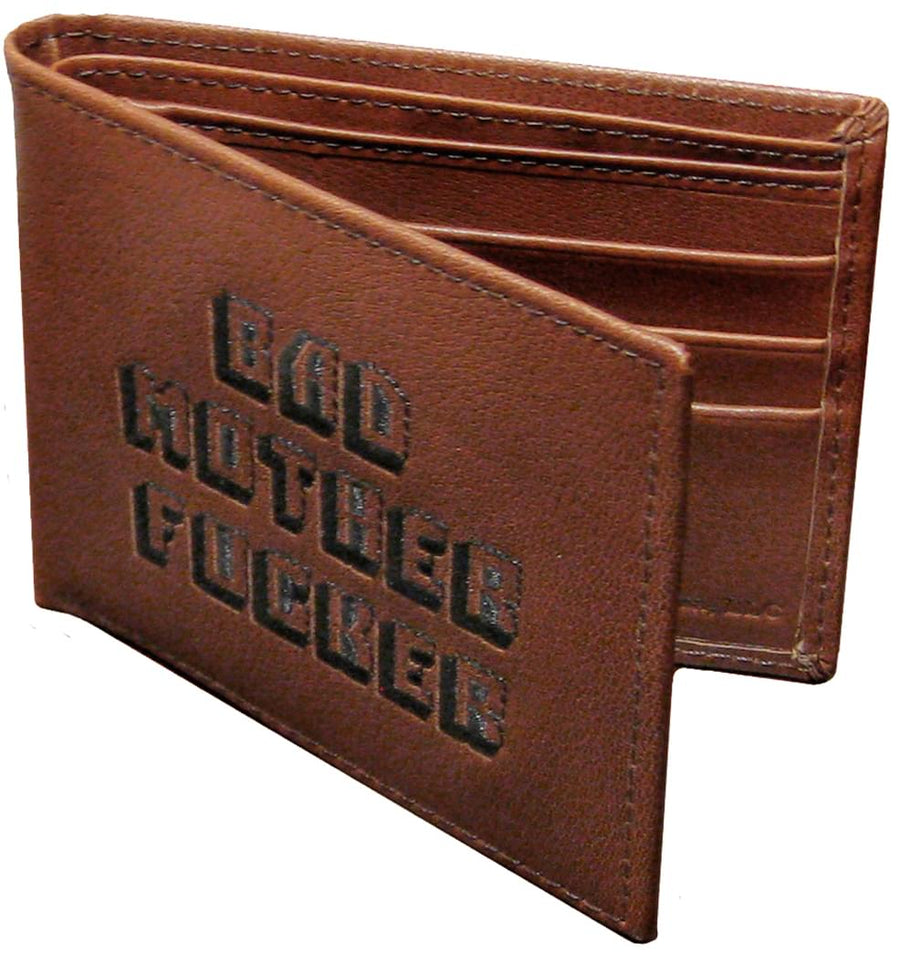 Pulp Fiction Bad Mother F**ker Embroidered Brown Wallet | Free Shippin