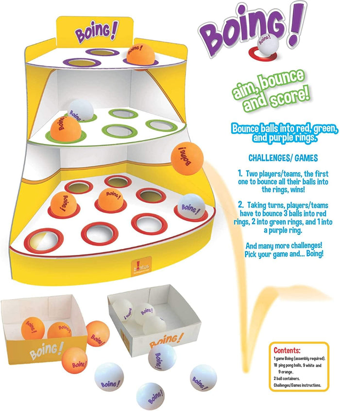 Boing! Family Board Game | For 2-4 Players | Free Shipping