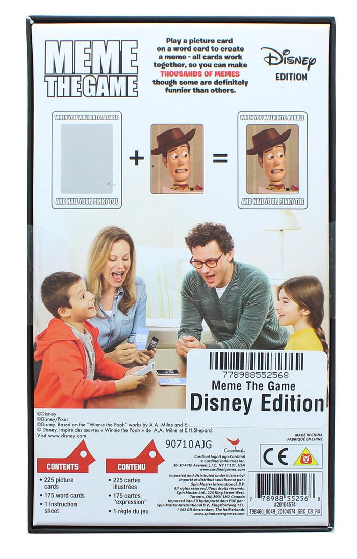 Disney Meme The Game Family Card Game | For 3+ Players | Free Shipping
