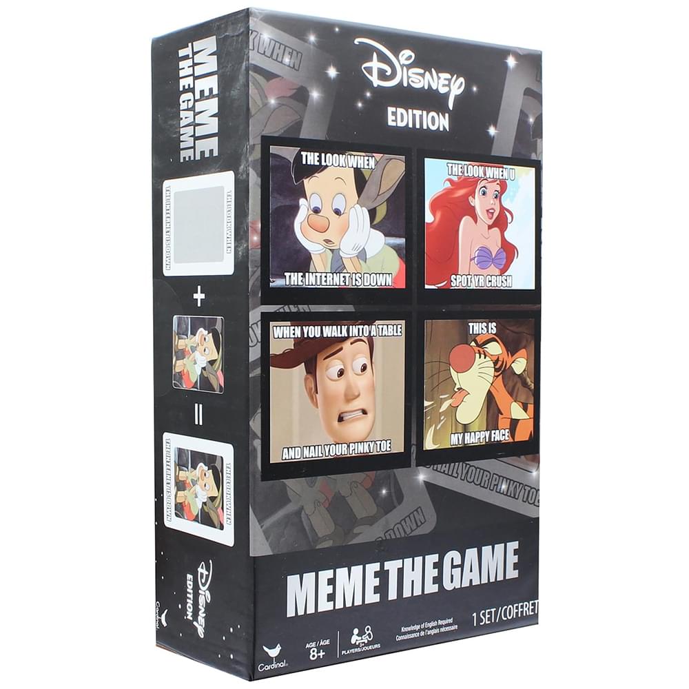 Disney Meme The Game Family Card Game | For 3+ Players | Free Shipping
