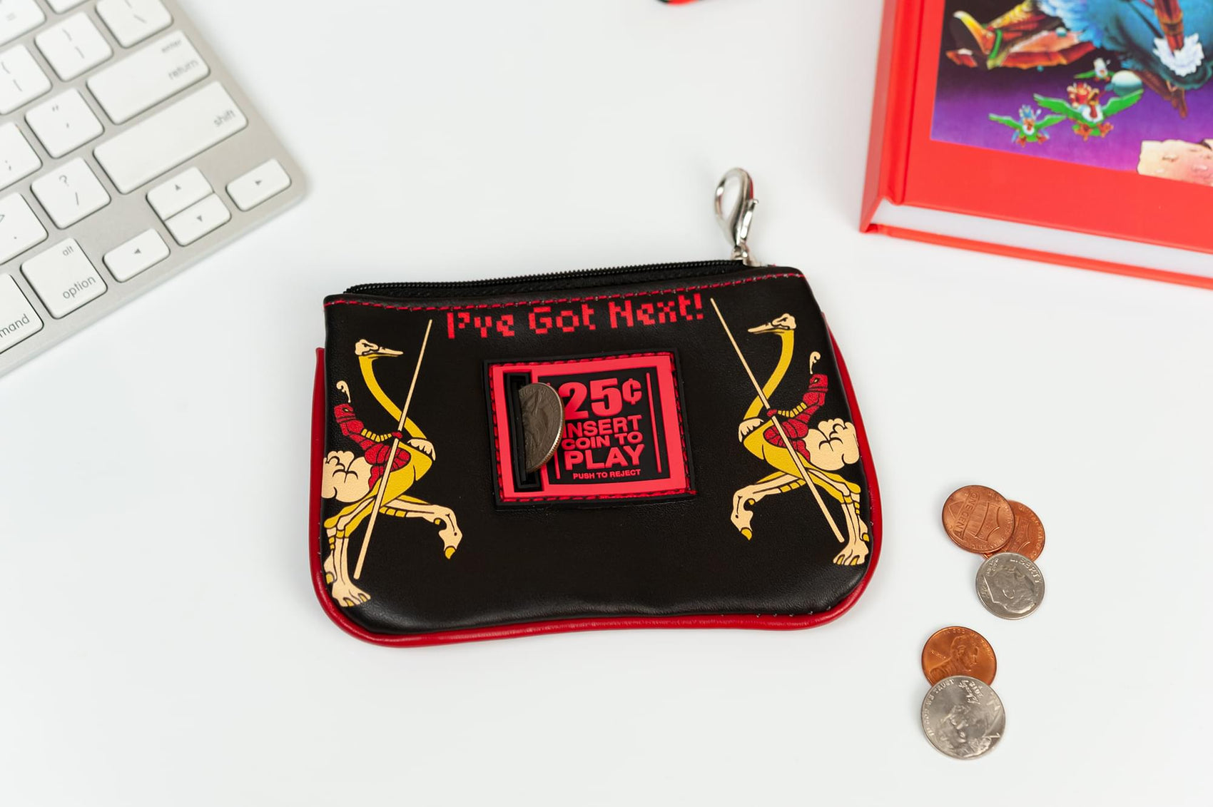 Midway Arcade Games Zippered Coin Purse - Joust | Free Shipping