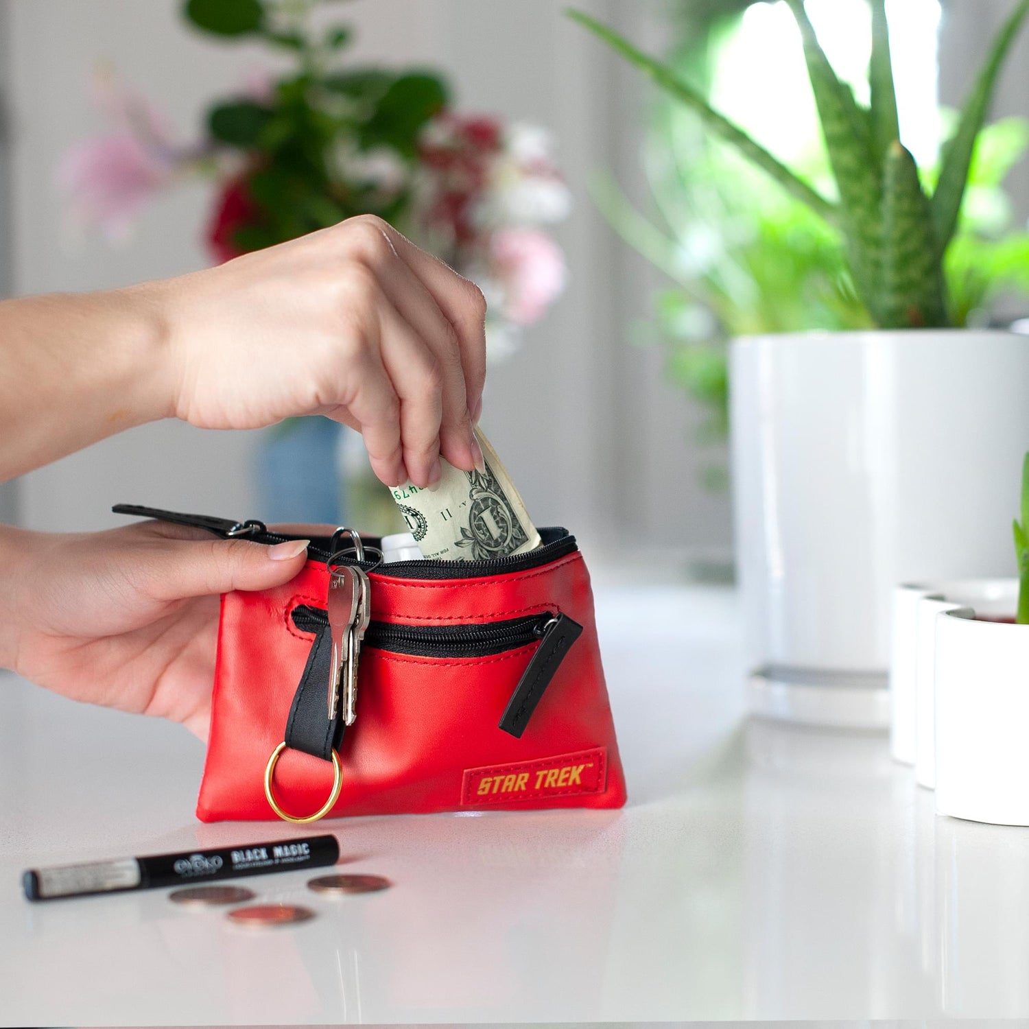 Star Trek Red Uniform Coin Purse | Free Shipping