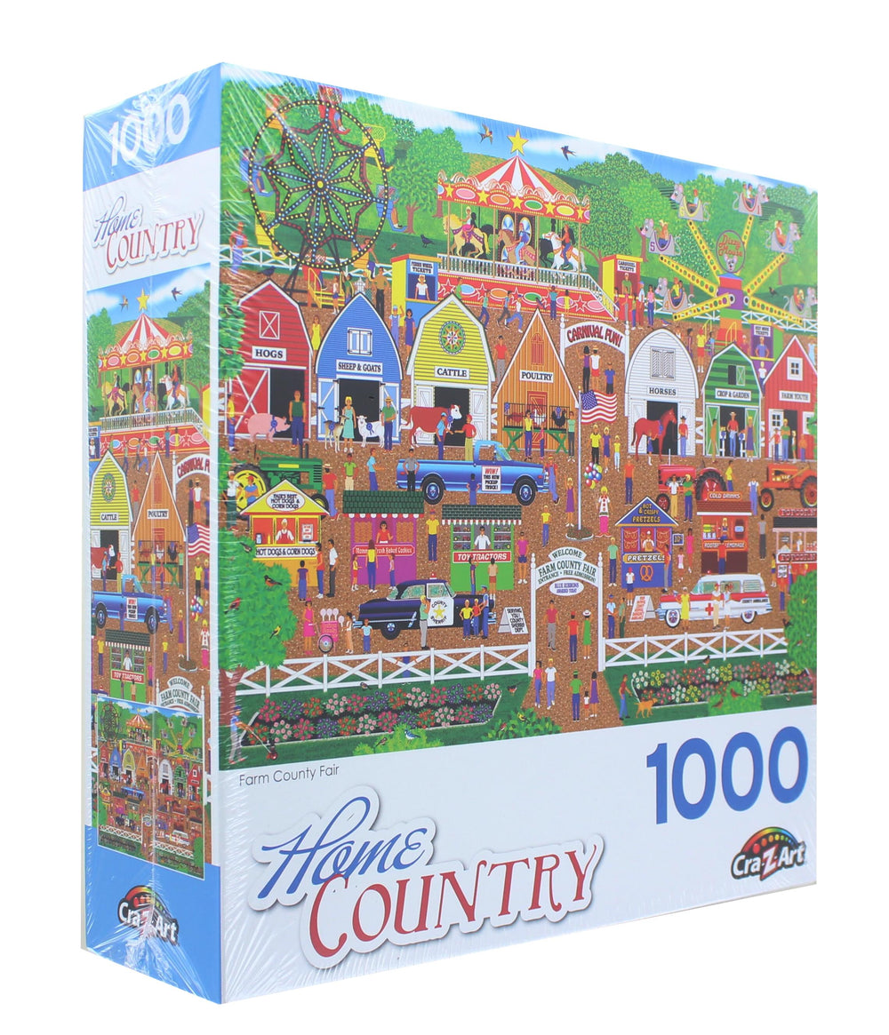 Farm County Fair 1000 Piece Jigsaw Puzzle | Free Shipping