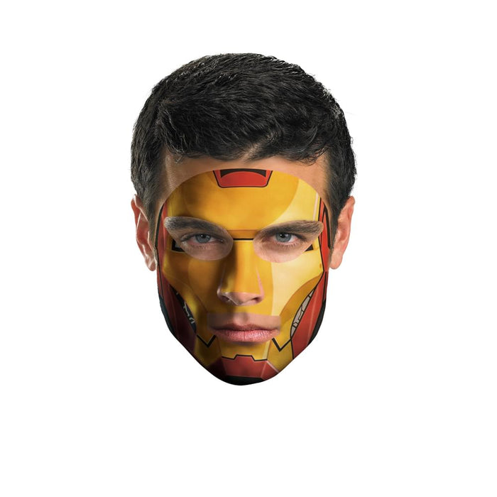 Iron Man Face Tattoo Costume | Free Shipping