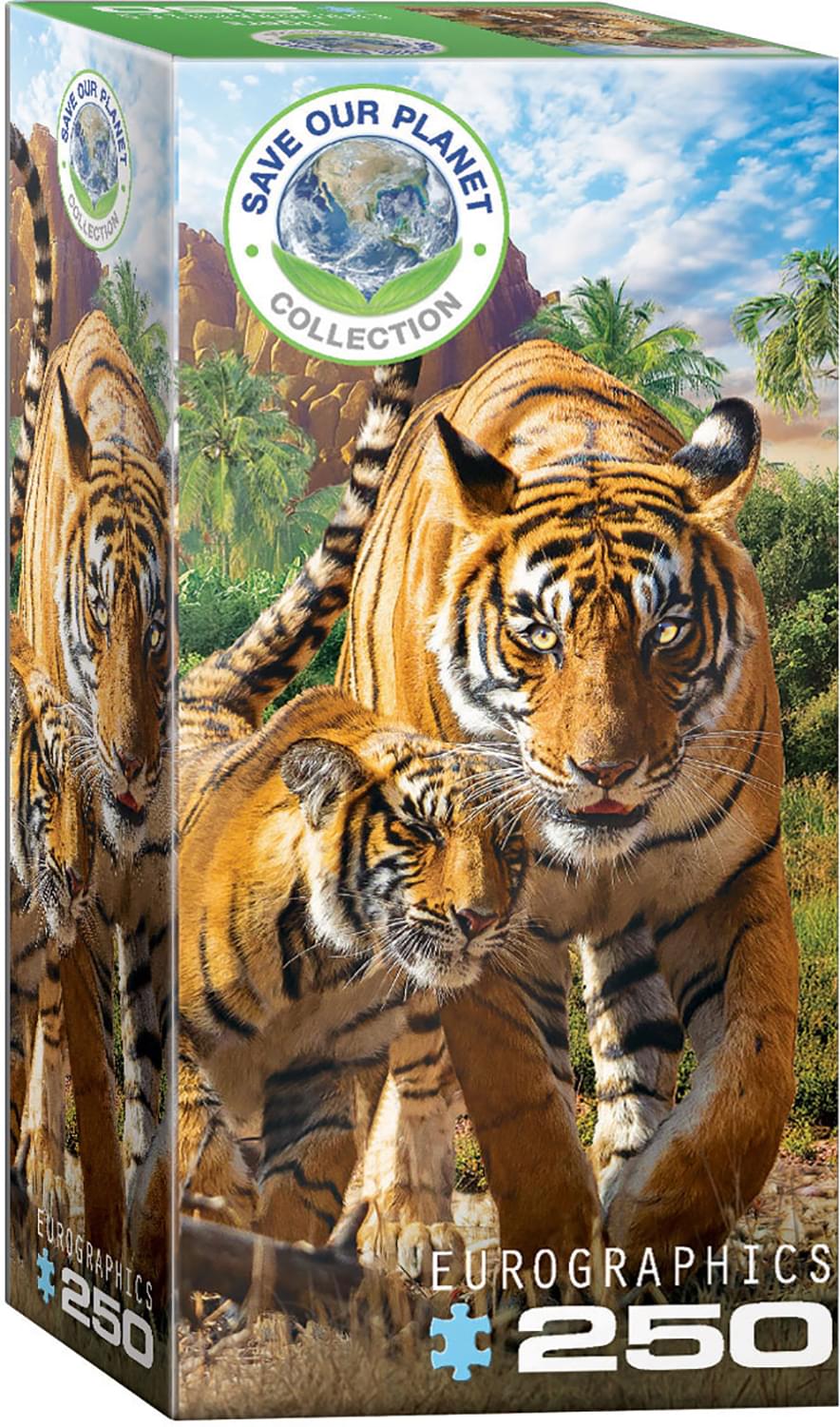 Tigers 250 Piece Jigsaw Puzzle | Free Shipping