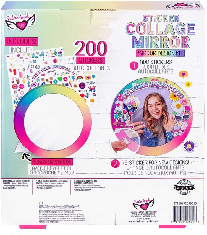 Fashion Angels Sticker Collage Mirror Design Set | Free Shipping