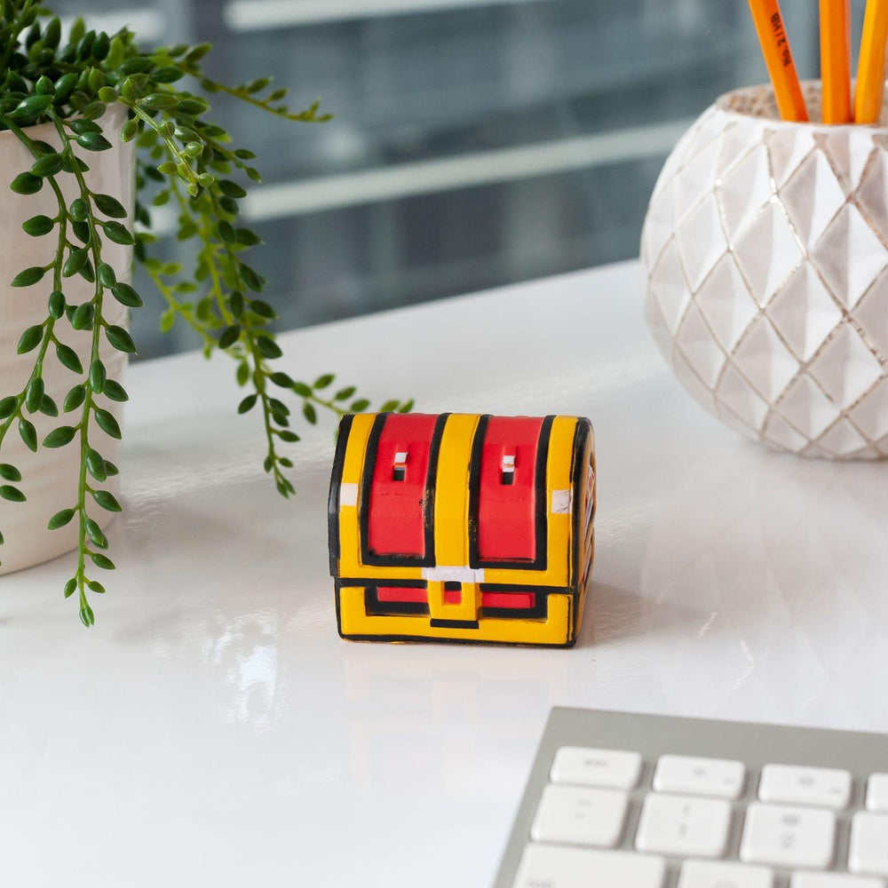 Legendary 8-Bit Foam Treasure Chest Replica - 4 Inch | Free Shipping