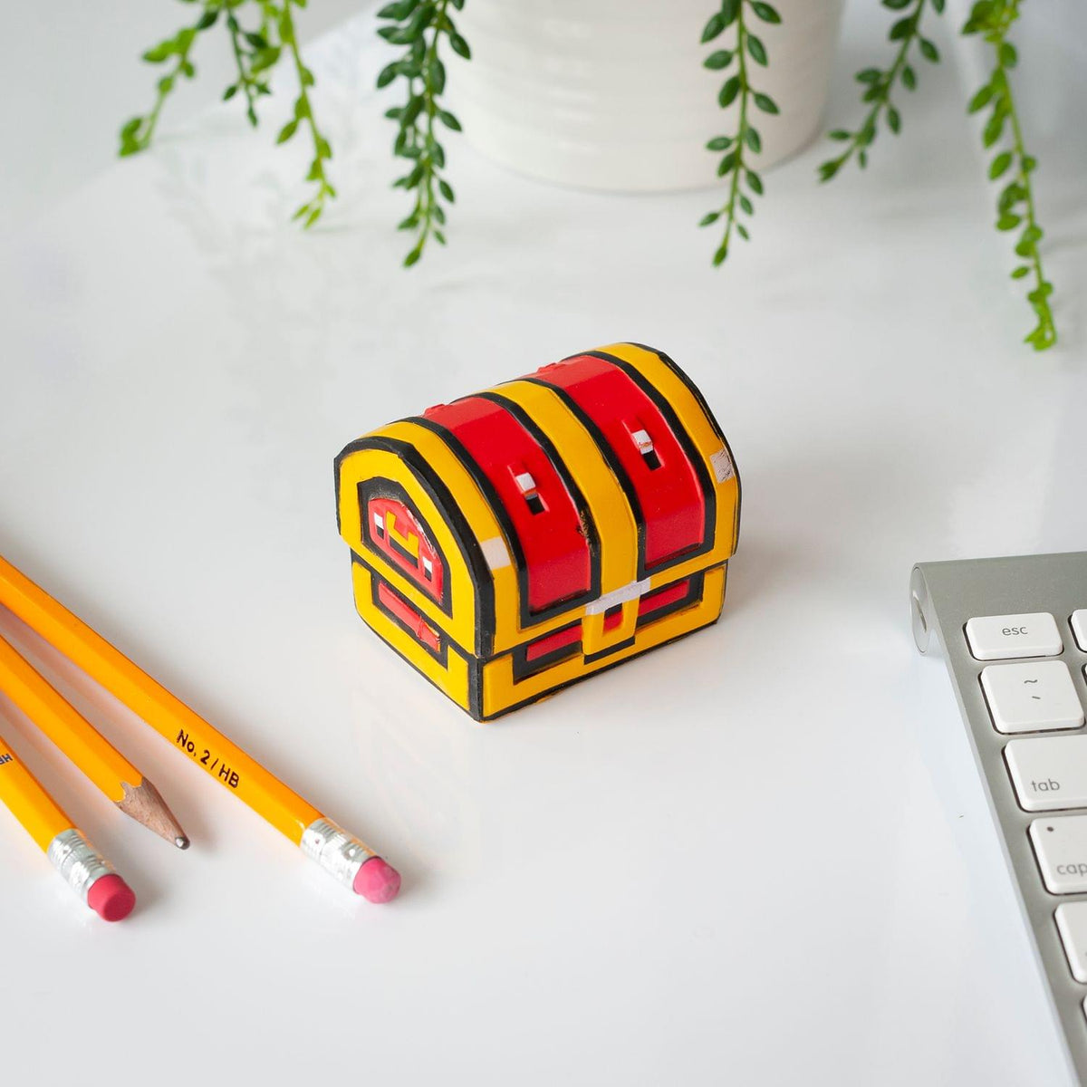 Legendary 8-Bit Foam Treasure Chest Replica - 4 Inch | Free Shipping