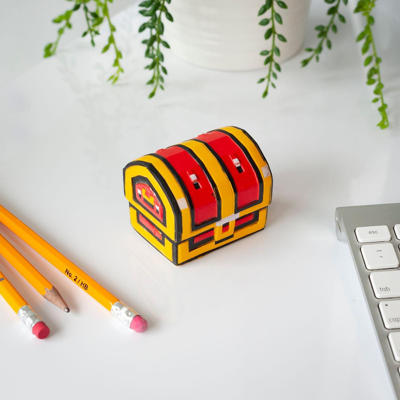 Legendary 8-Bit Foam Treasure Chest Replica - 4 Inch | Free Shipping
