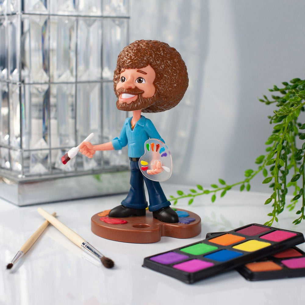Bob Ross Vinyl Figure - Full Color Version | Free Shipping