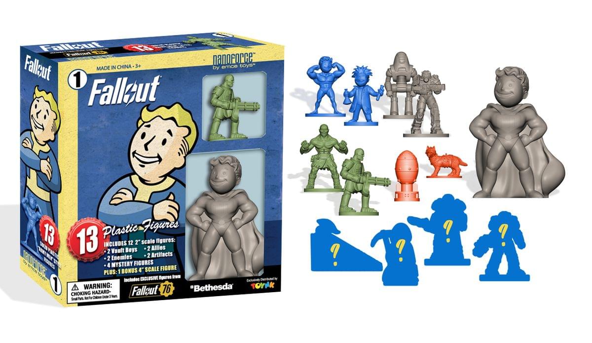 Fallout Nanoforce S1 Army Builder Figures - Boxed Version 1 | Free Shi