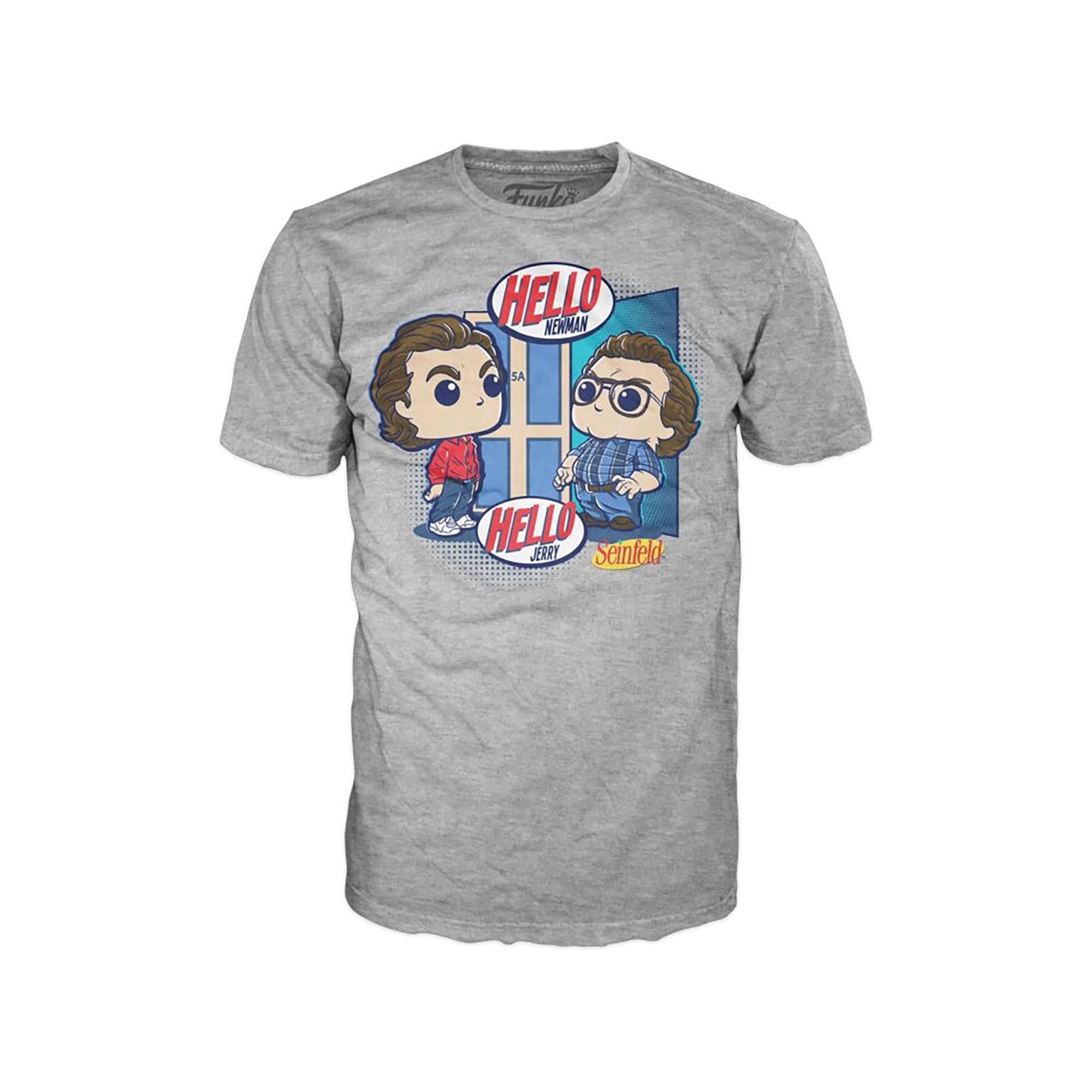 Seinfeld POP Tees | Jerry & Newman | Adult 2X | Free Shipping