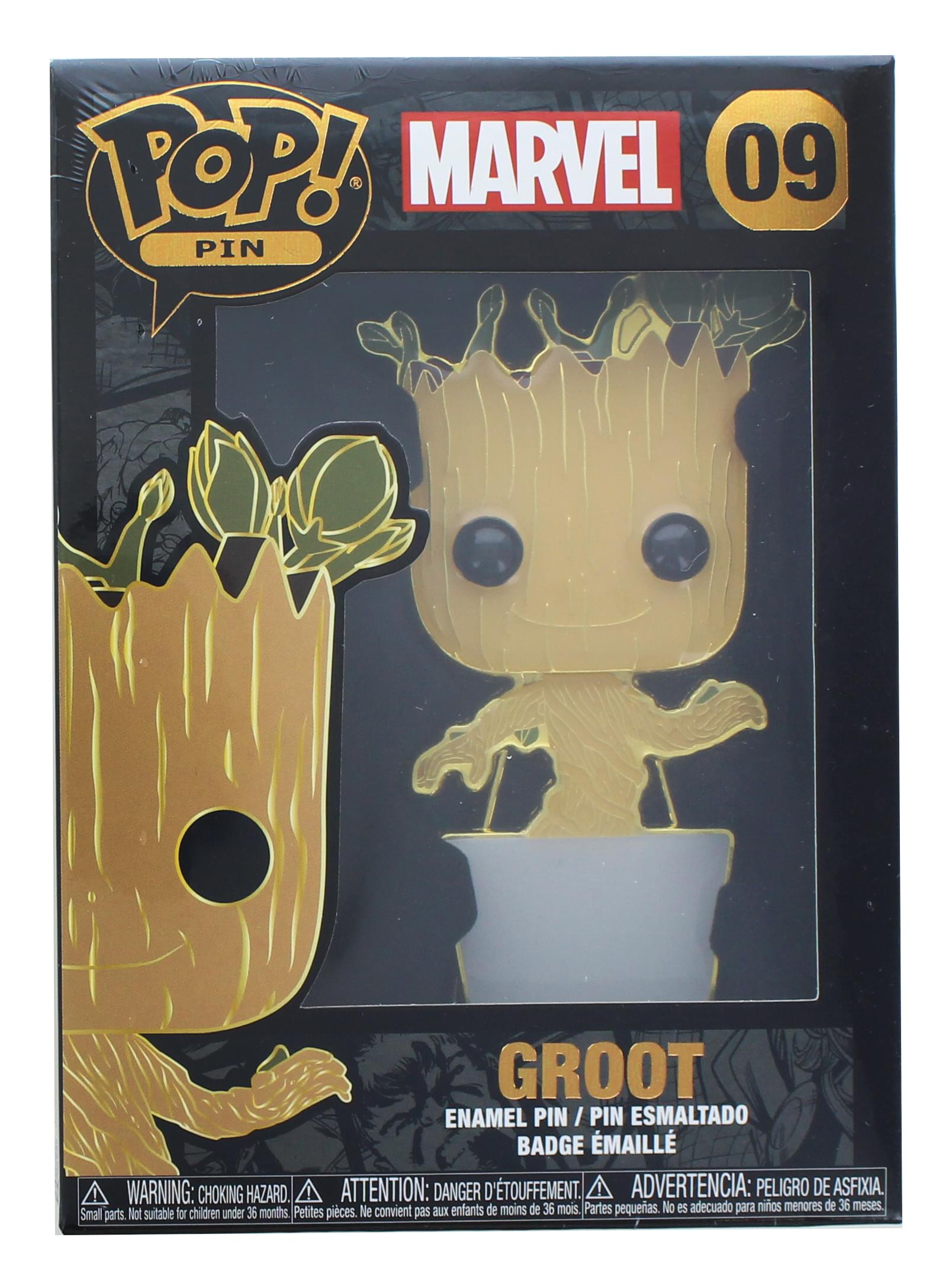 Marvel 3 Inch Funko POP Pin | Baby Groot | Free Shipping