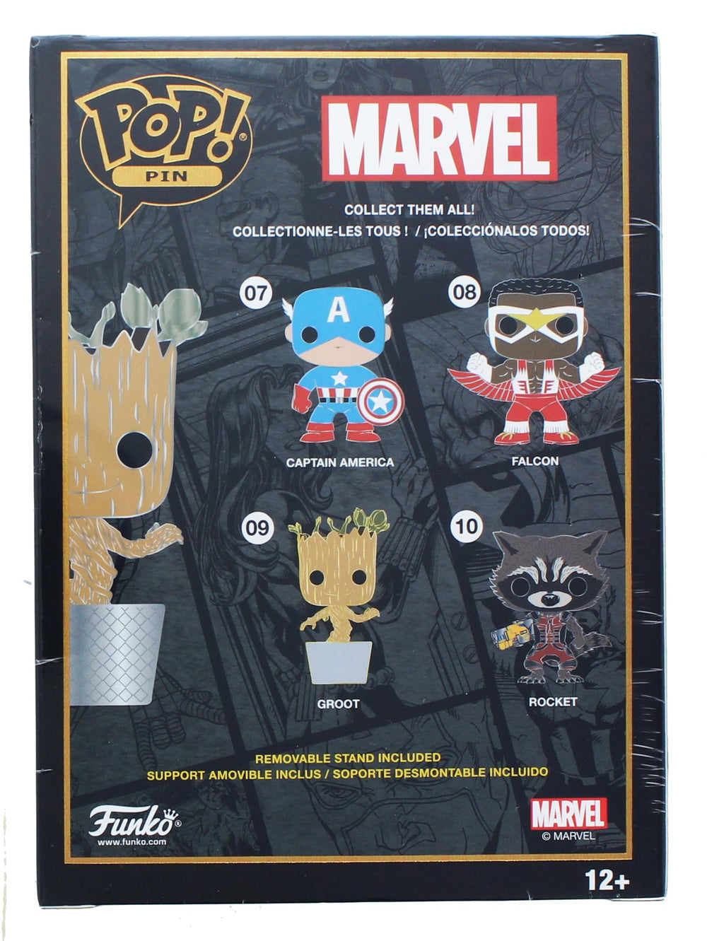 Marvel 3 Inch Funko POP Pin | Baby Groot Chase | Free Shipping