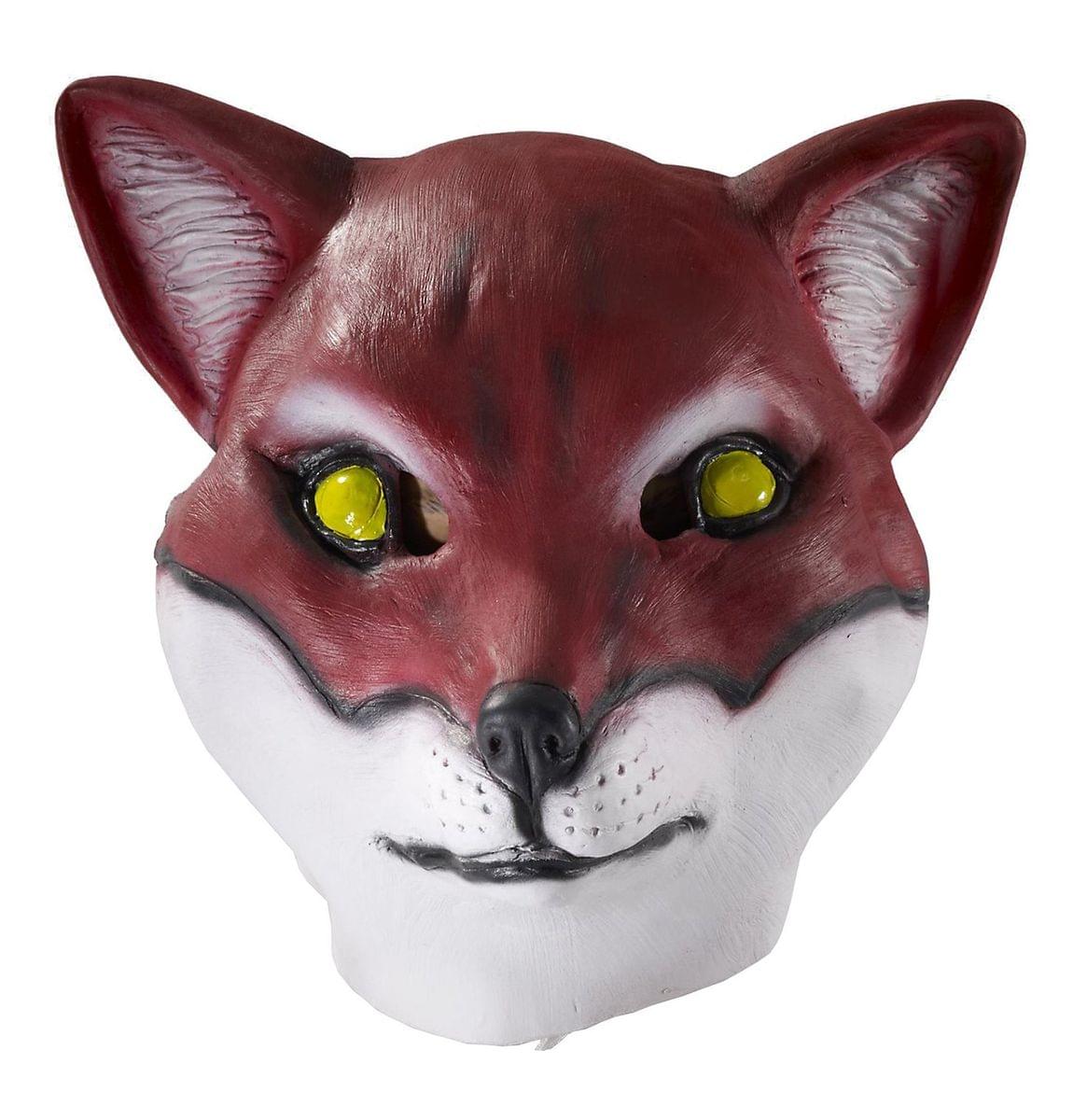 Deluxe Latex Animal Mask Adult: Red Fox | Free Shipping