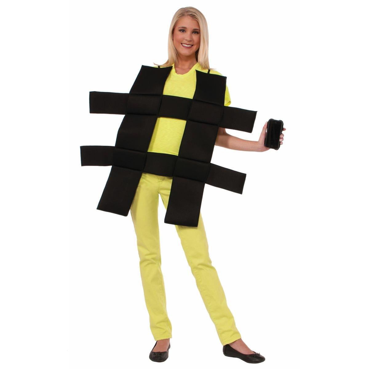 Hash Tag Adult Costume | Free Shipping