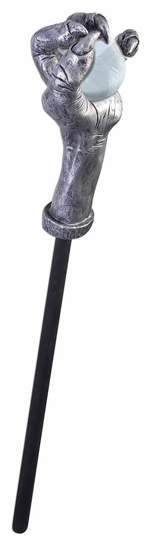 Witch And Warlock Crystal Ball Cane Costume Accessory | Free Shipping