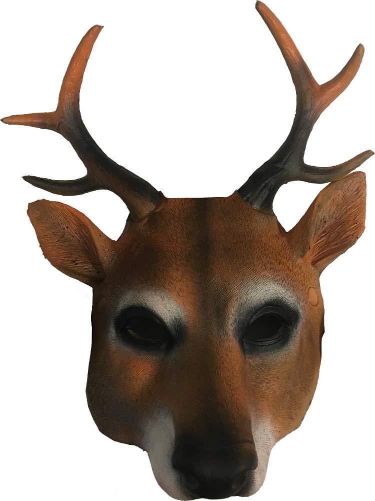 Christmas Reindeer Adult Costume Half Mask | Free Shipping