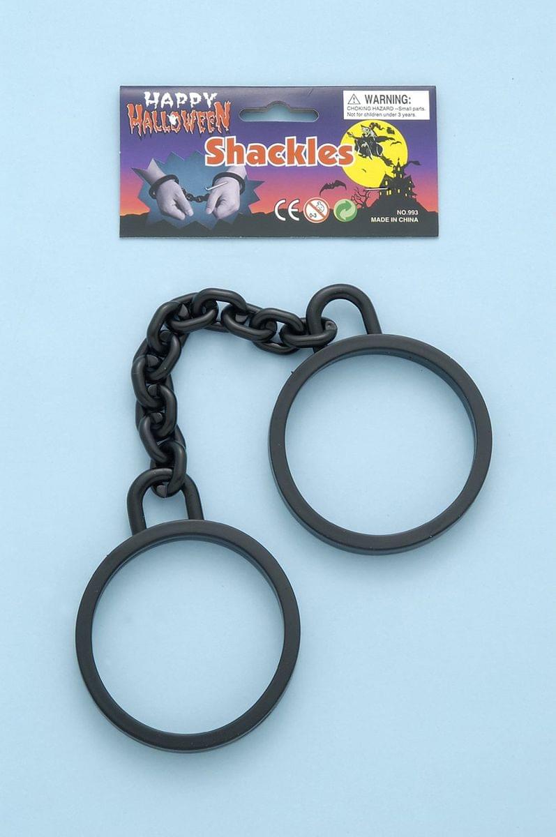 Black Shackles Costume Prop | Free Shipping