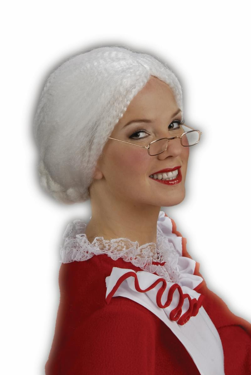 Mrs. Santa Claus Christmas Adult Costume Wig | Free Shipping