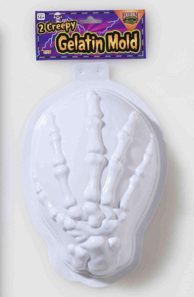 Skeleton Hand 2-Piece Dessert Gelatin Mold Halloween Party W | Free Sh