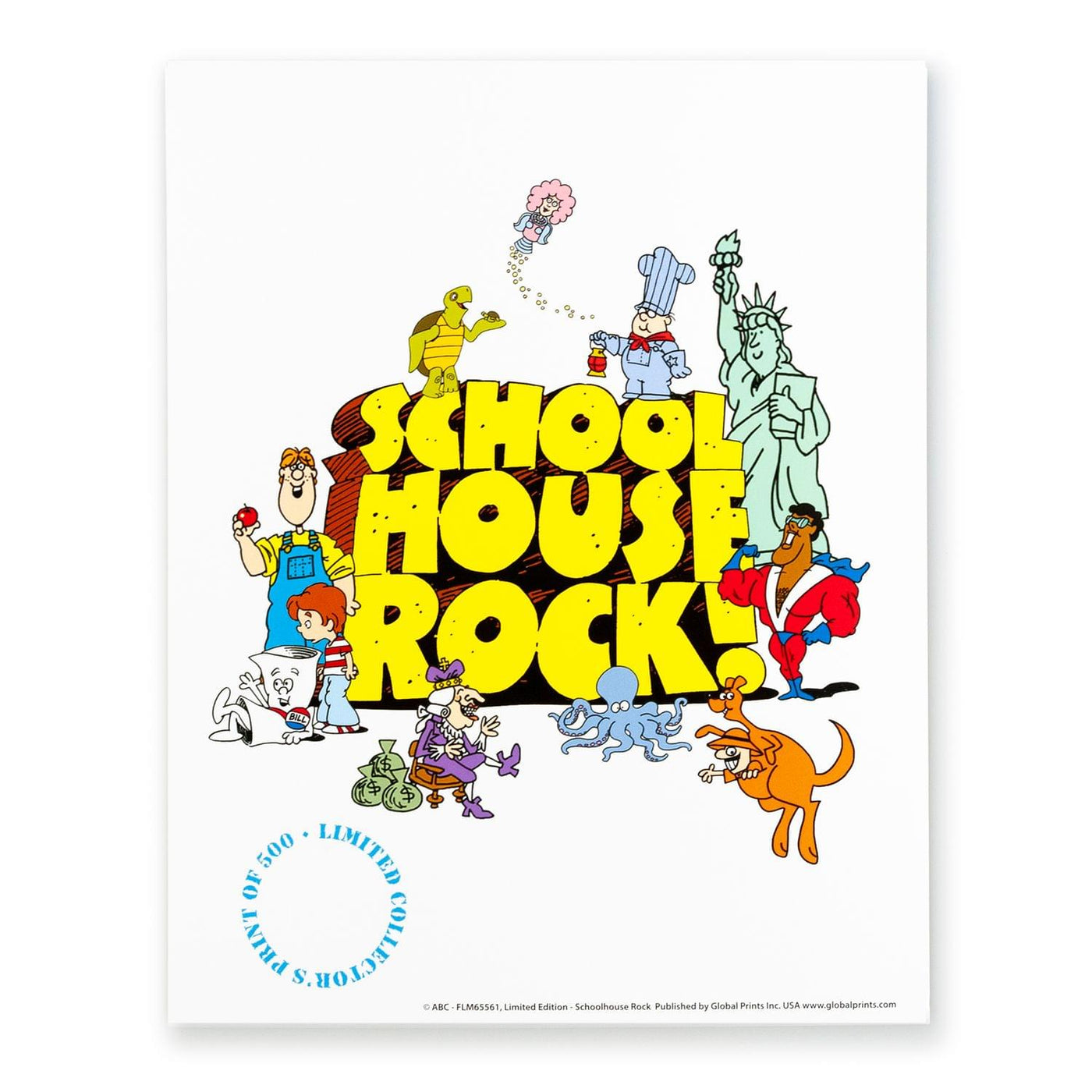 School House Rocks 11"x14" Print Poster (SDCC Exclusive) | Free Shippi