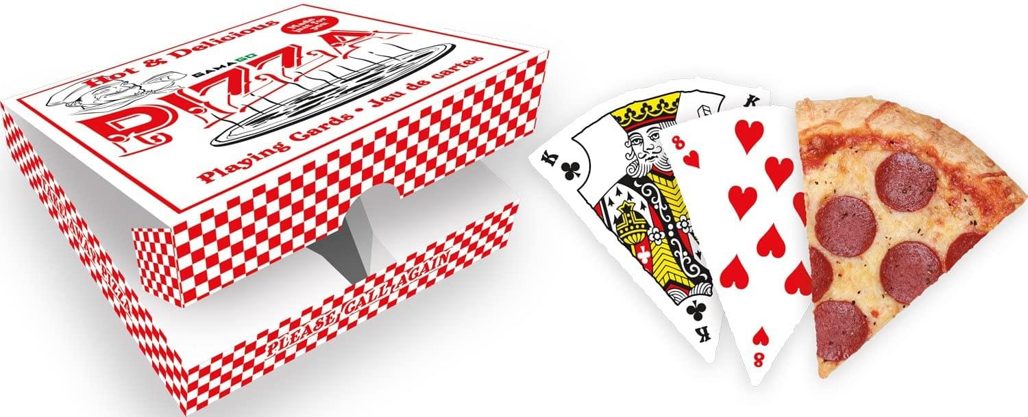 Pizza Slice-Shaped Playing Cards | 52 Card Deck + 2 Jokers | Free Ship