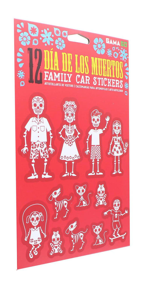 GAMAGO Dia De Los Muertos Car Stickers | Set of 12 | Free Shipping