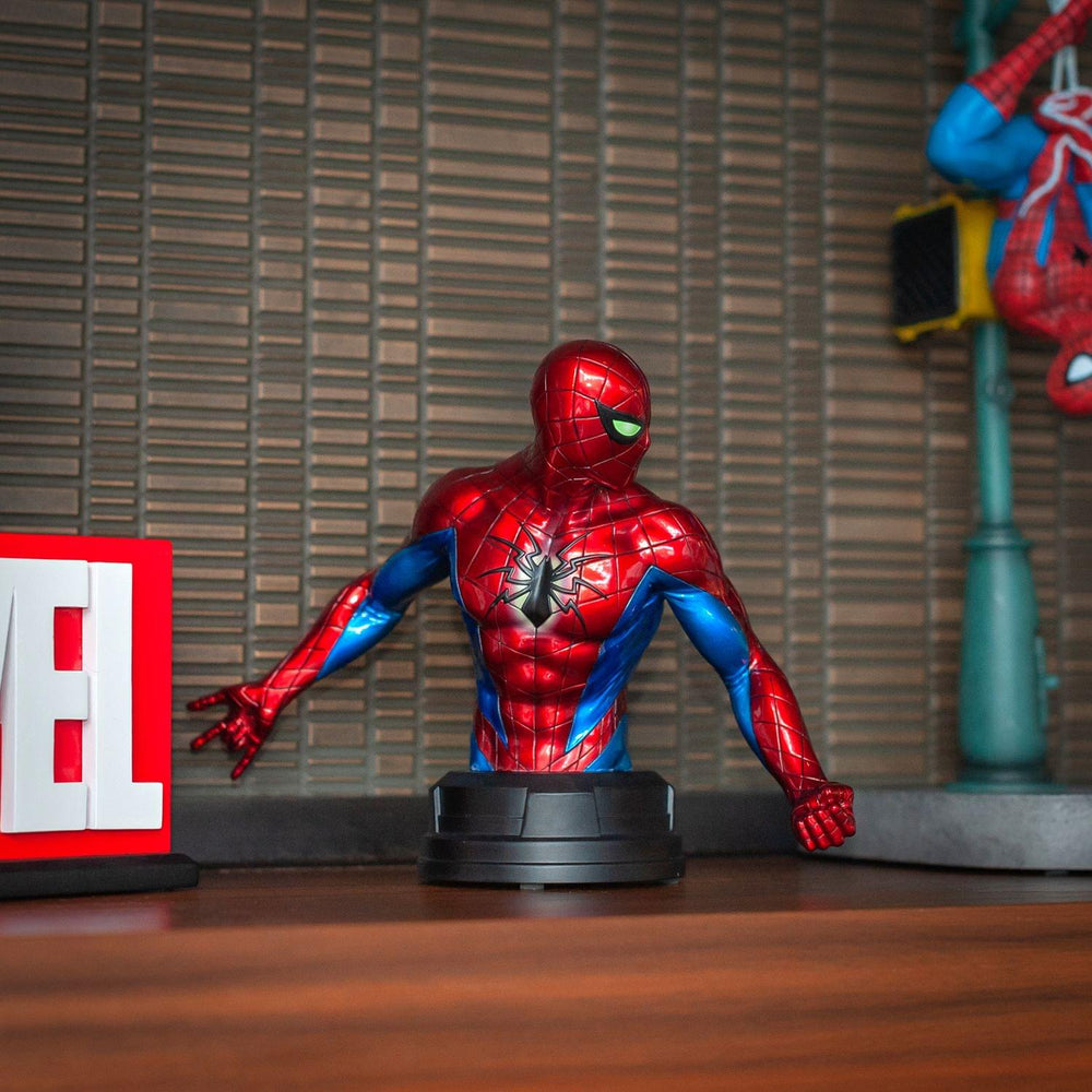 Marvel Spider-Man Mark IV Suit 6 Inch Mini Resin Bust | Free Shipping