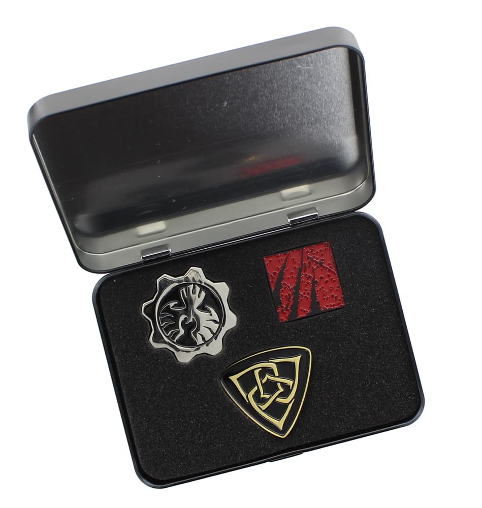 Gears of War 4 Pins, Set of 3 in Presentation Tin | Free Shipping