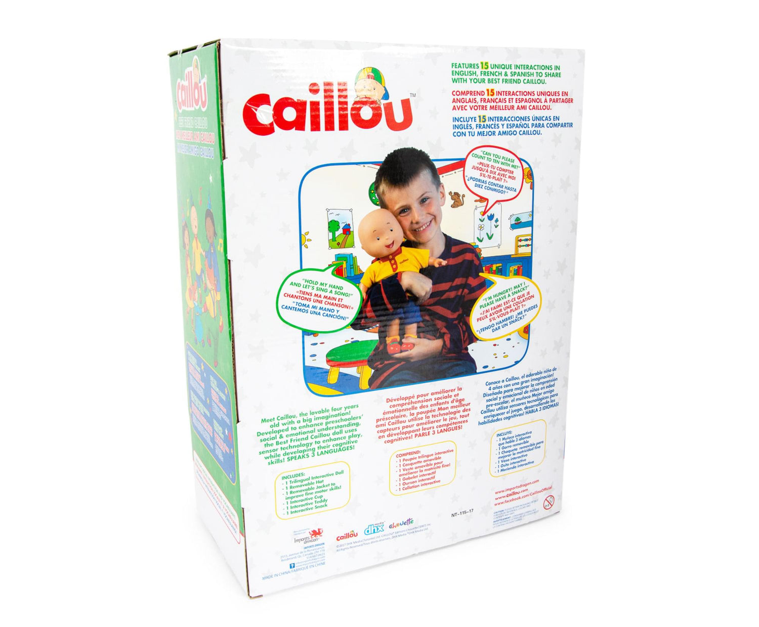 Caillou Best Friend Caillou Electronic Doll | Free Shipping