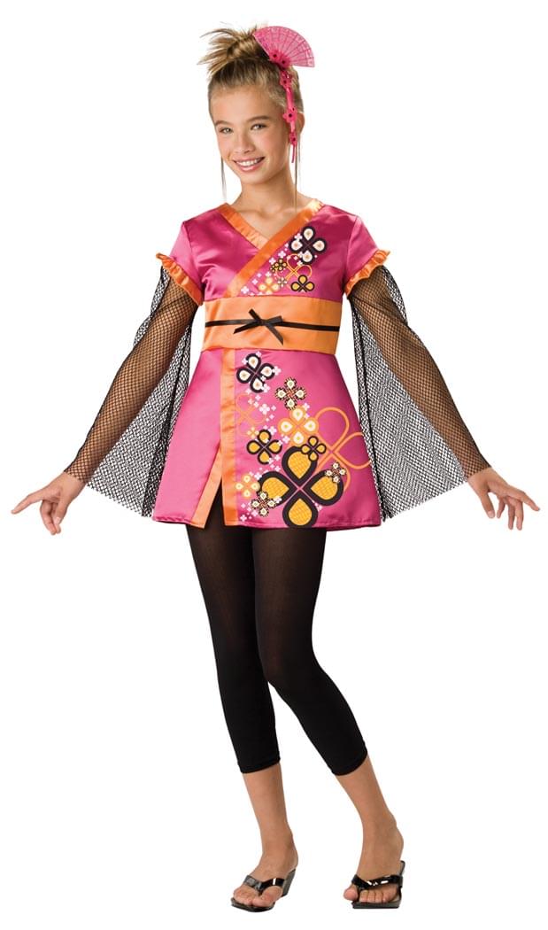 Killer Kimono Japanese Geisha Girl Designer Costume Child | Free Shipp
