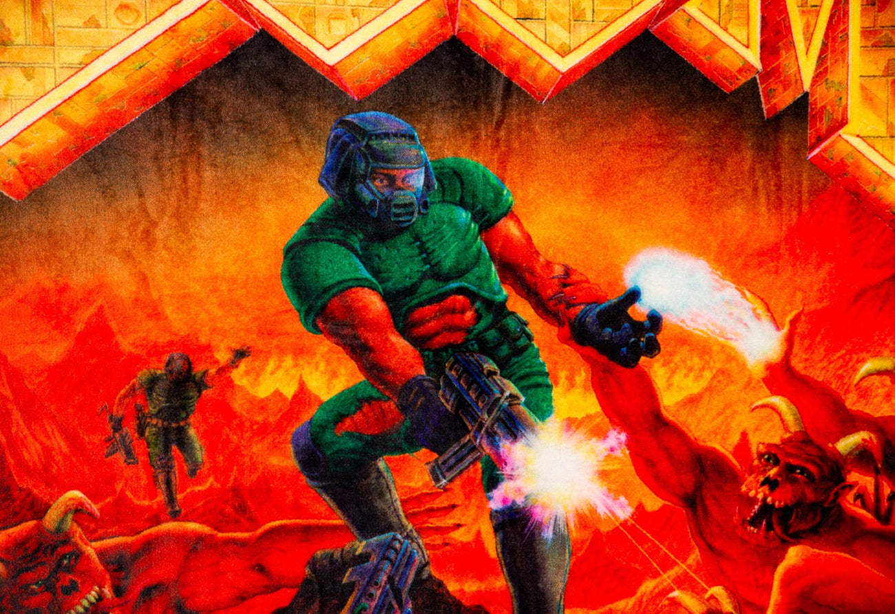 DOOM Classic 45 x 60 Inch Fleece Throw Blanket | Free Shipping