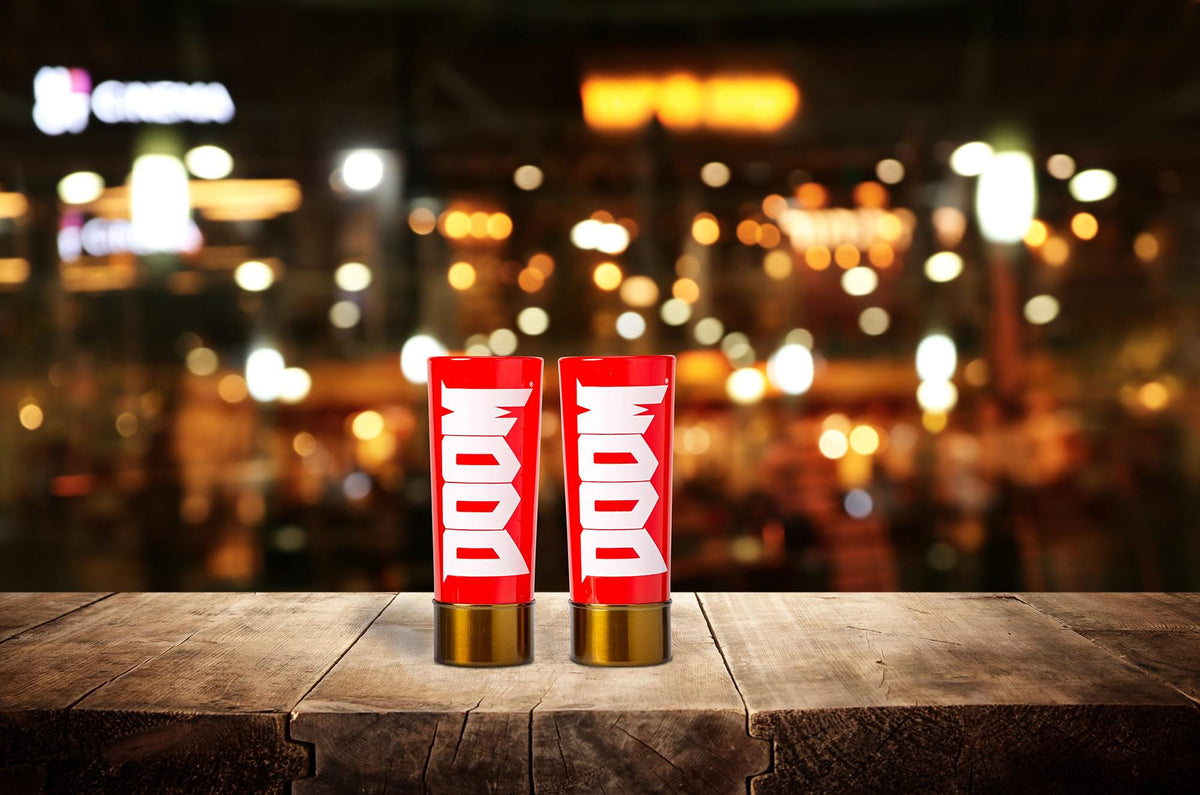 DOOM Shotgun Shell 2oz Shot Glasses | Set of 2 | Free Shipping