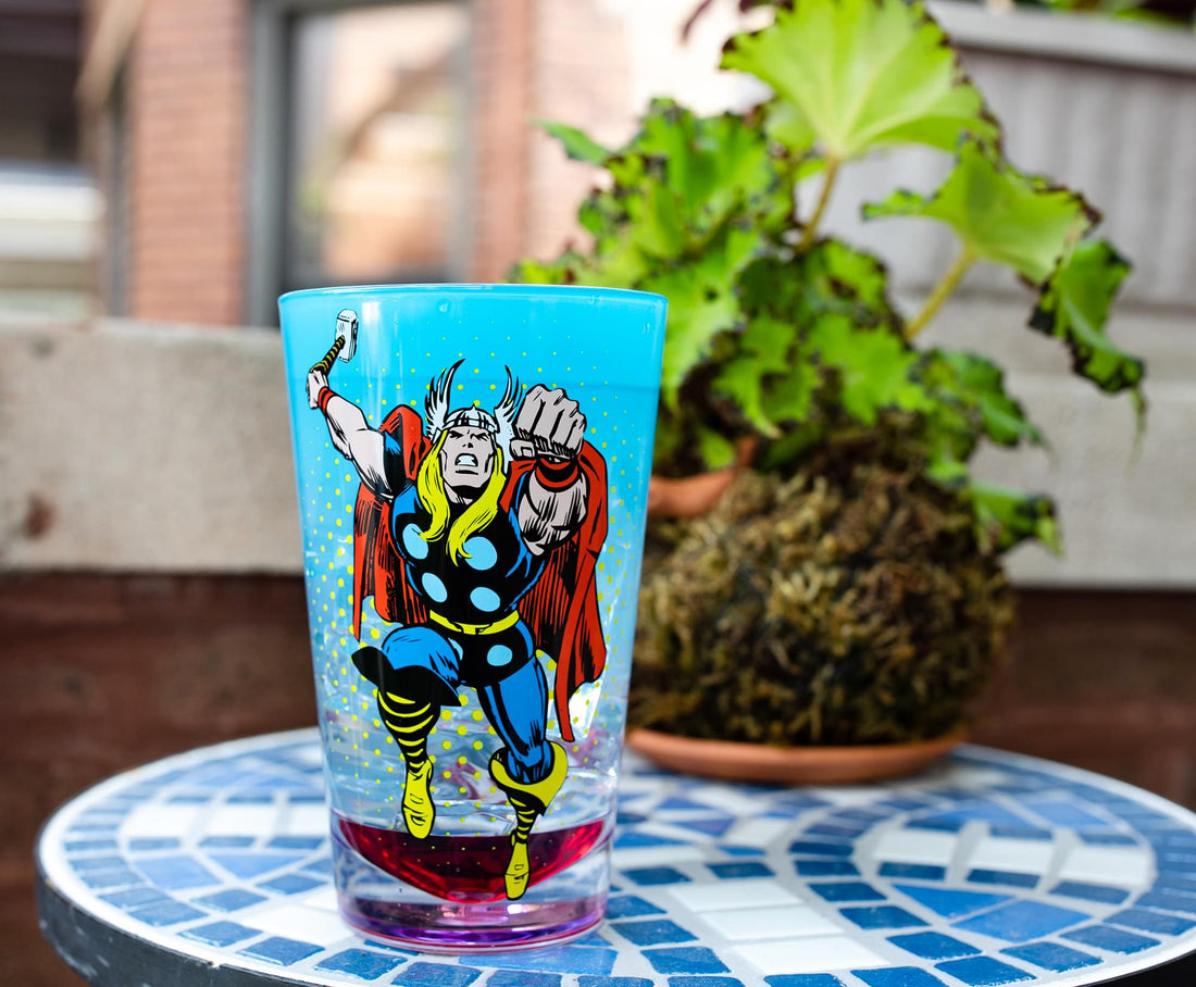 Marvel Retro Thor 16oz Shatter-Proof Acrylic Cup | Free Shipping