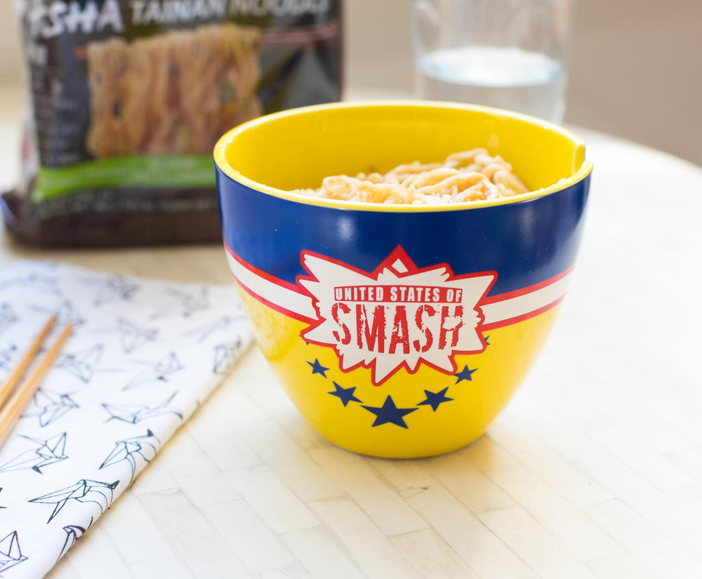 My Hero Academia All Might Dinnerware Set | 16-Ounce Ramen Bowl and Ch