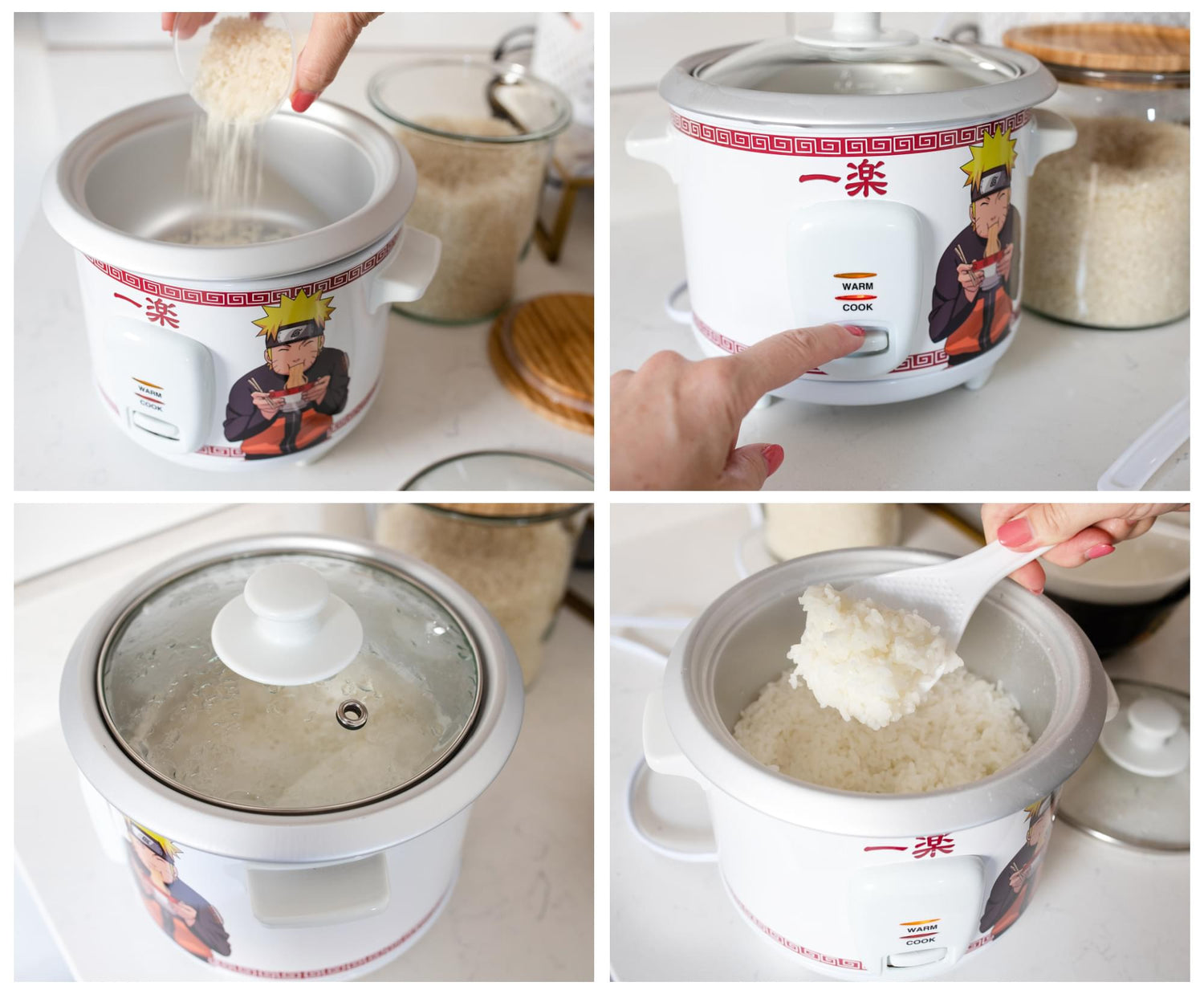 Naruto 24oz Automatic Rice Cooker & Warmer | Free Shipping