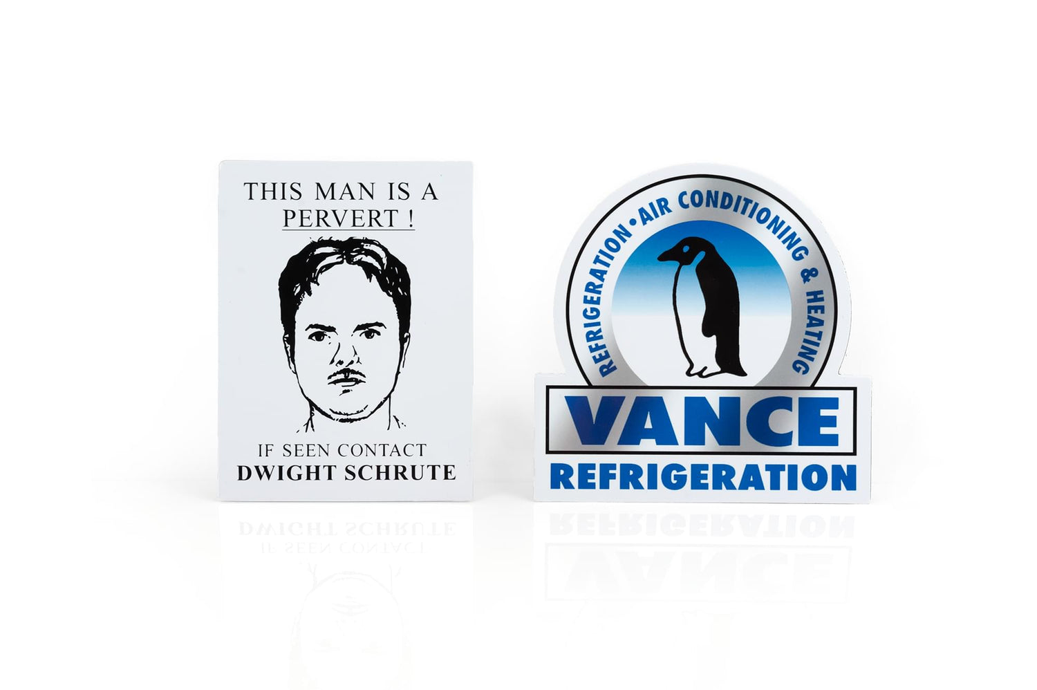 The Office 4 x 3 Inch Flat Magnet Set | Set of 4 | Free Shipping